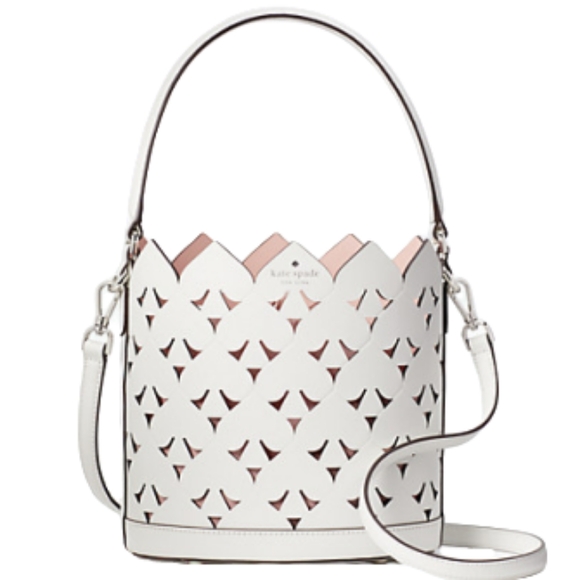 kate spade | Bags | Kate Spade White Satchel Leather Dorit Crossbody ...